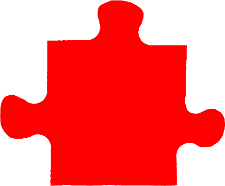 Red Puzzle Piece Png